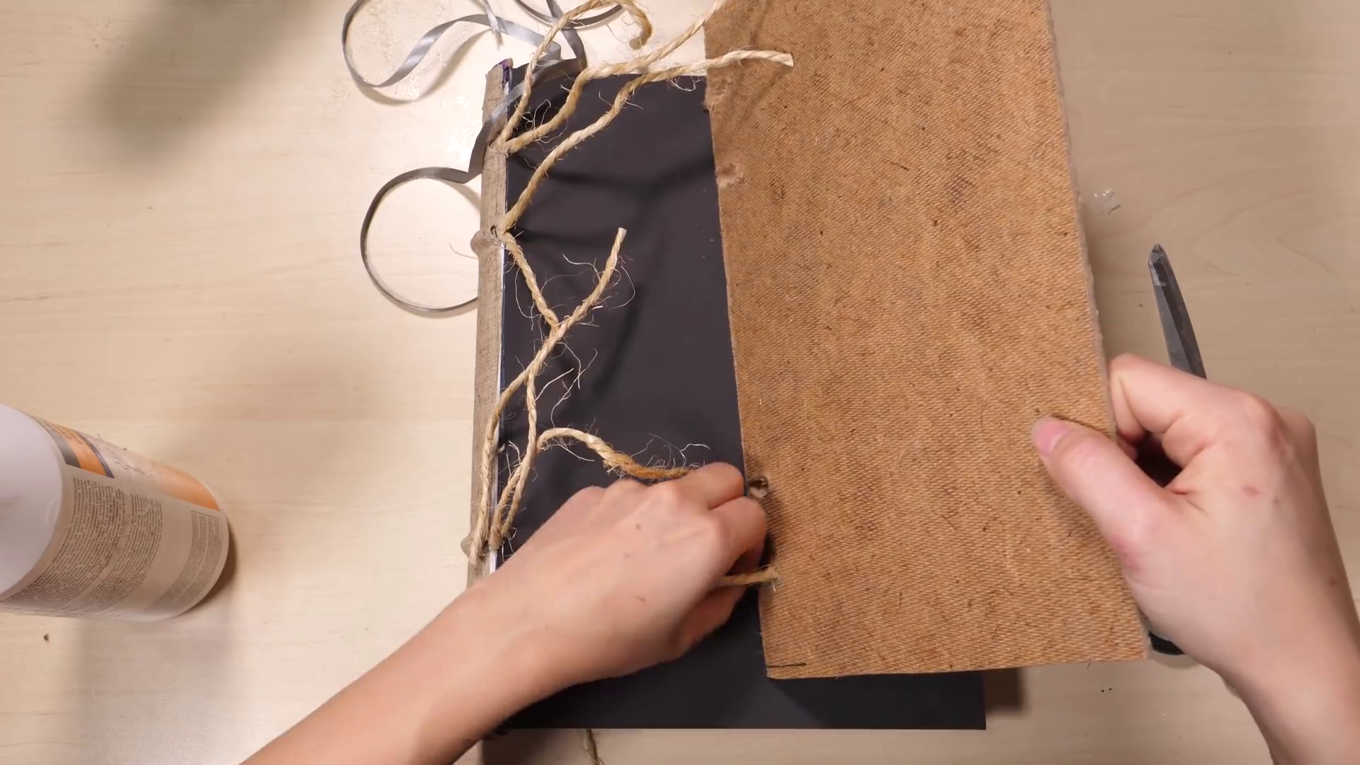 Black Magic Leather Grimoire - Bookbinding Tutorial : 17 Steps (with ...