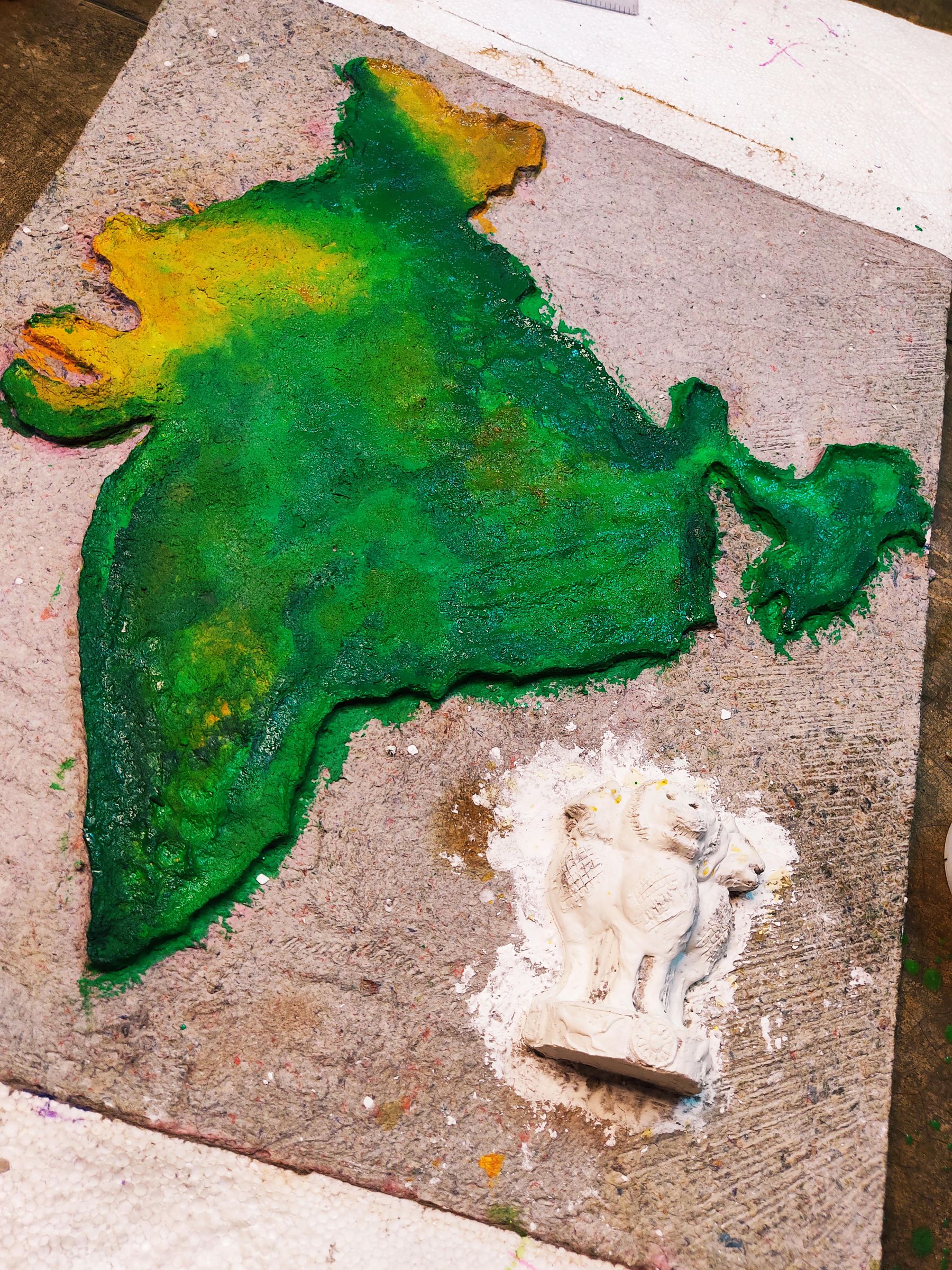 Map of India With Paper Mache : 6 Steps (with Pictures) - Instructables