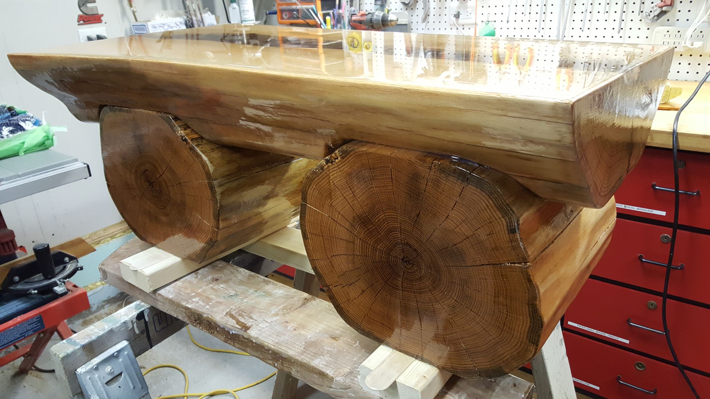 Natural Wood Bench : 8 Steps (with Pictures) - Instructables