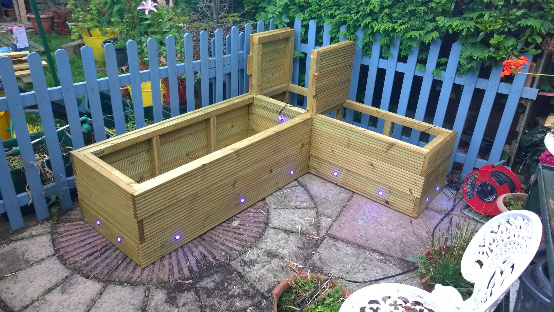 Raised Timber Pond With Waterfall and Bench : 8 Steps (with Pictures ...