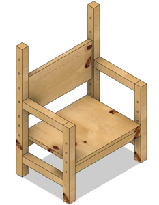 DIY Kid Chair (Height Adjustable) : 9 Steps (with Pictures) - Instructables