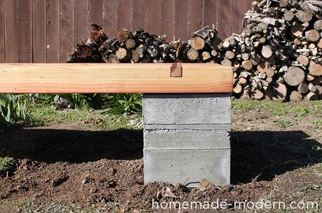 HomeMade Modern DIY Outdoor Concrete Bench : 14 Steps (with Pictures ...