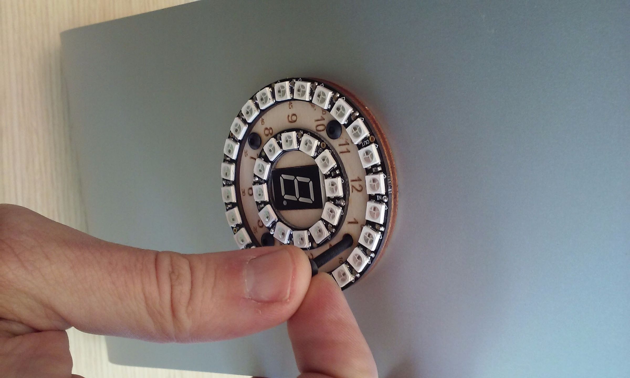 Desktop NeoPixel Clock : 11 Steps (with Pictures) - Instructables
