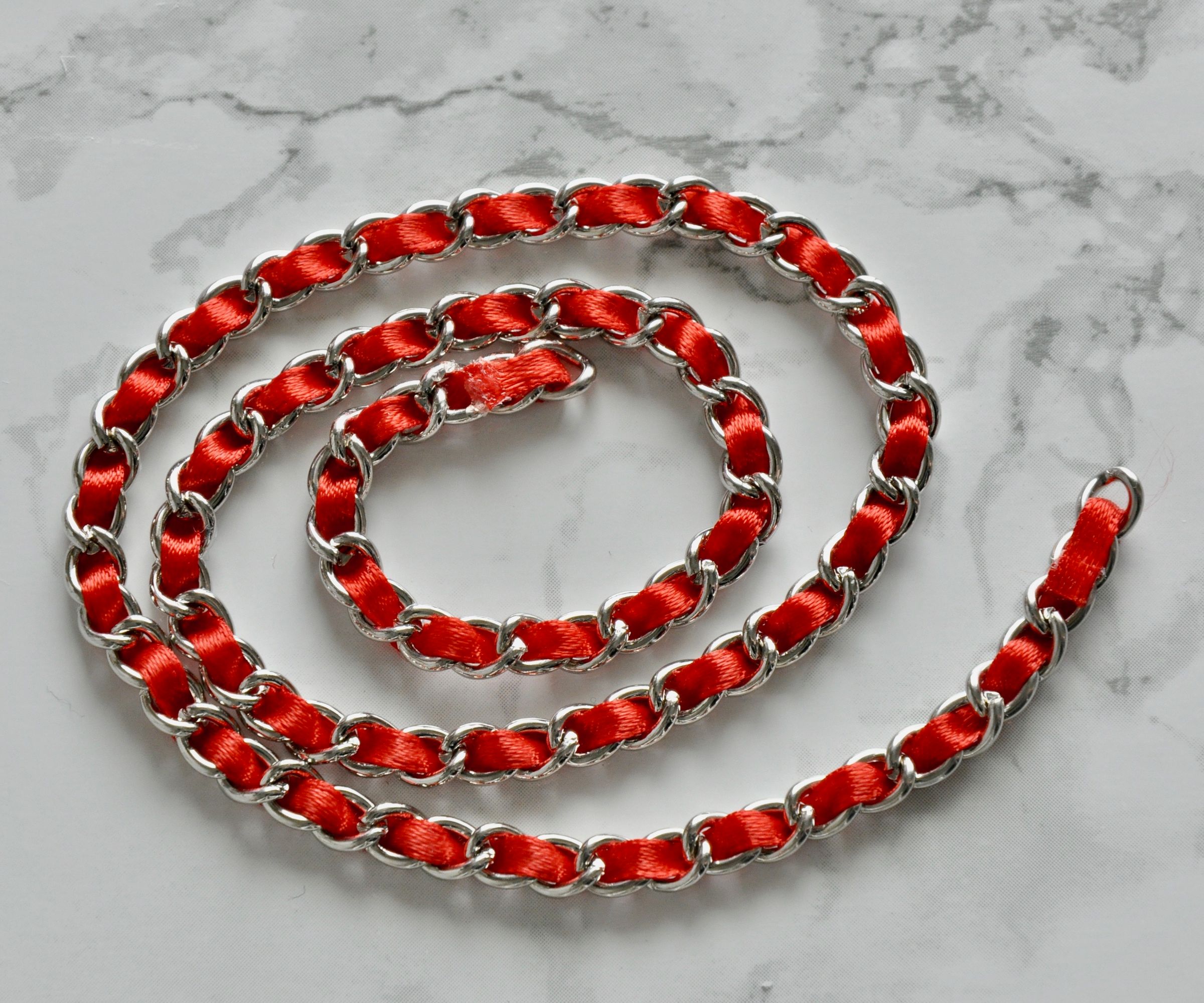 Ribbon Chain Necklace : 7 Steps (with Pictures) - Instructables