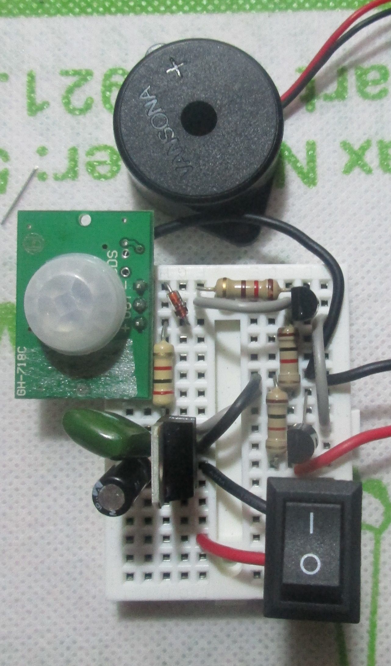 Simple Burglar Alarm Using PIR Sensor : 5 Steps - Instructables