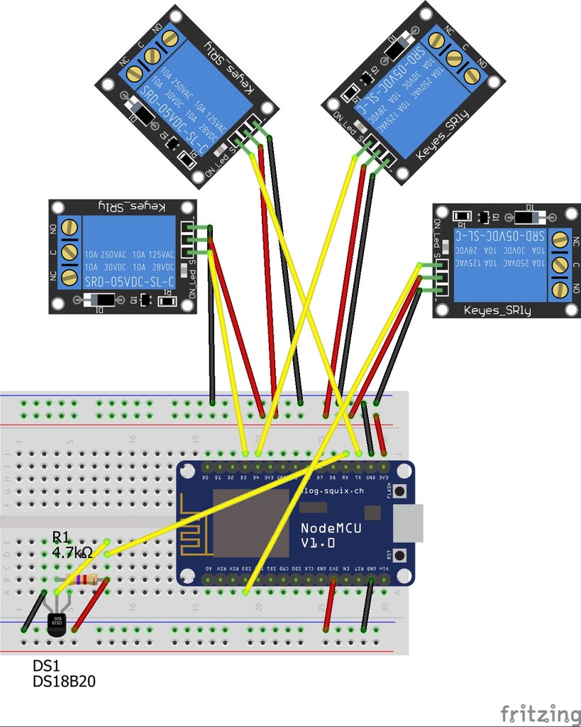 Smart House Telegram Bot With Nodemcu Esp8266 Relay Ds18b20 8
