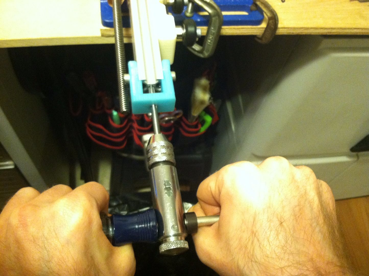 Tap Straight Holes in Aluminum Extrusion With a 3D Printed Tap Jig ...
