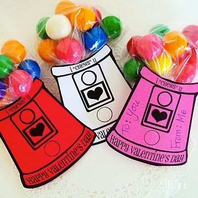 Holiday & Seasonal Cards Paper & Party Supplies Valentines Cards Gum ...