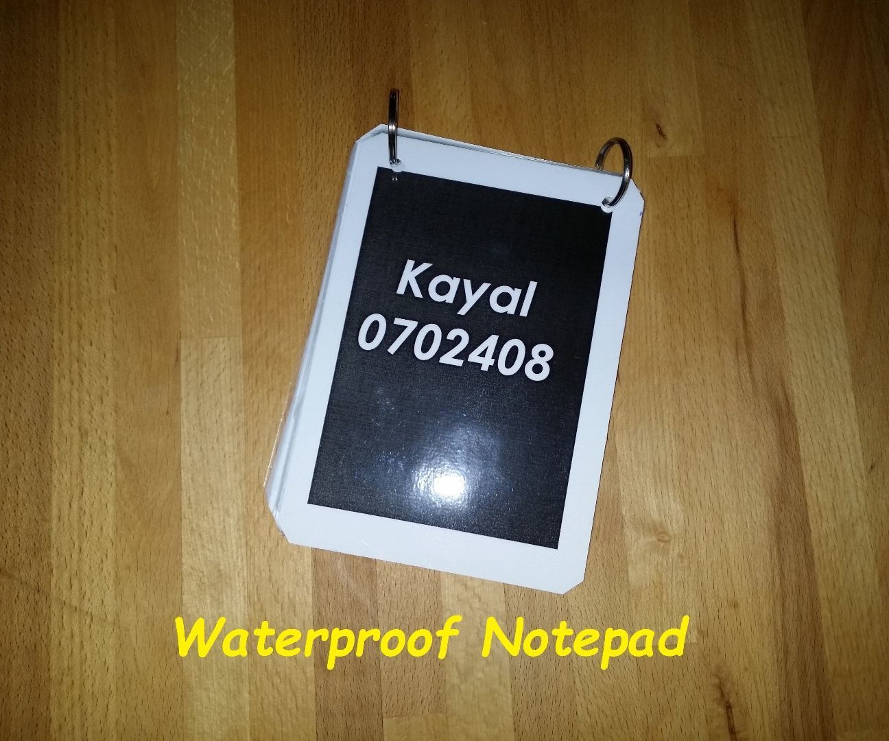Waterproof Notepad : 10 Steps - Instructables