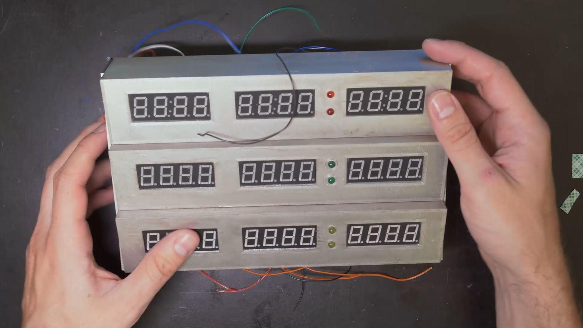 Futuristic Clock BTTF Style : 14 Steps (with Pictures) - Instructables