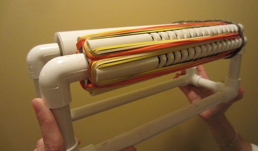 How to Make a PVC Rubber Band Machine Gun Gatling Gun - PVC Pipe ...