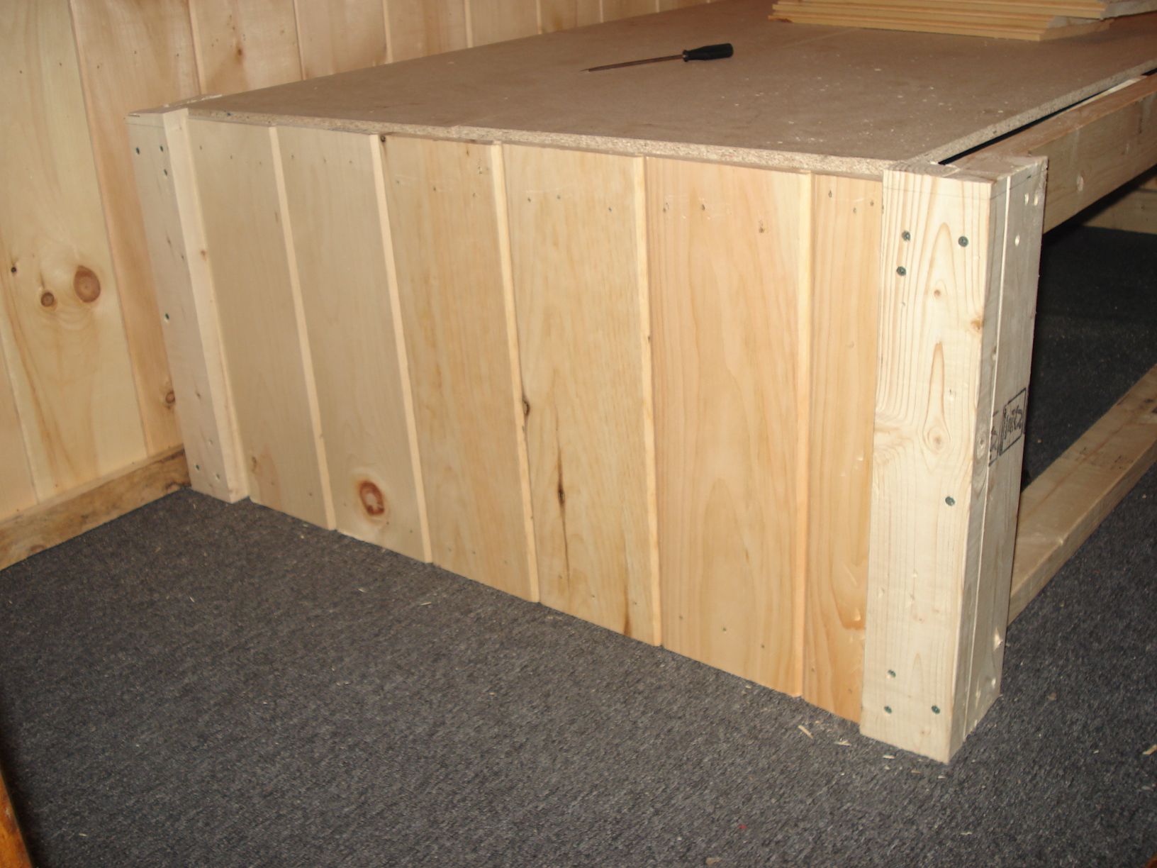 Raised Cabin Bed Frame With Hidden Space : 7 Steps - Instructables