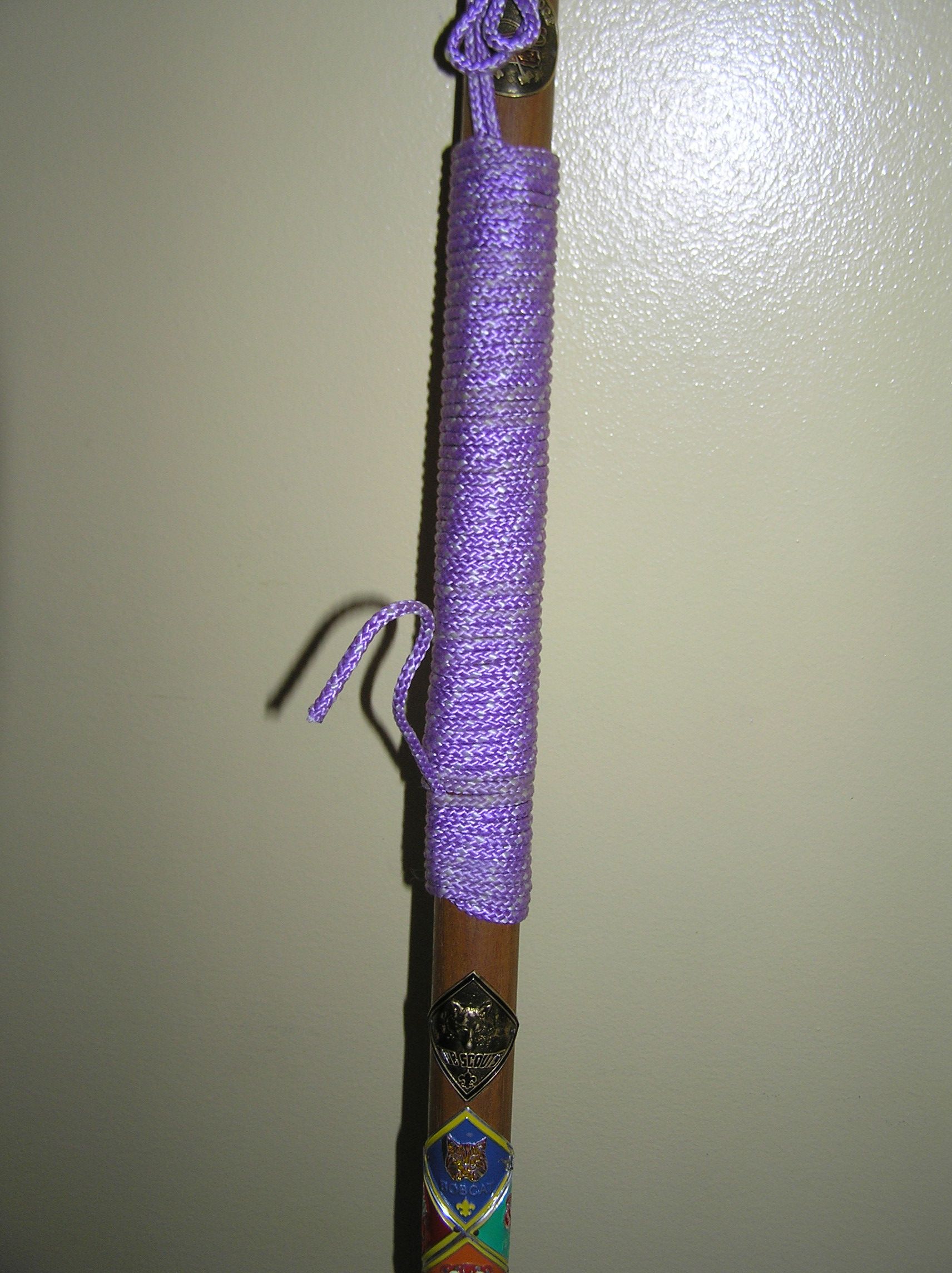 Rope Handgrip for Hiking Stick : 7 Steps - Instructables