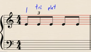 4 note version of a triplet - cydelta