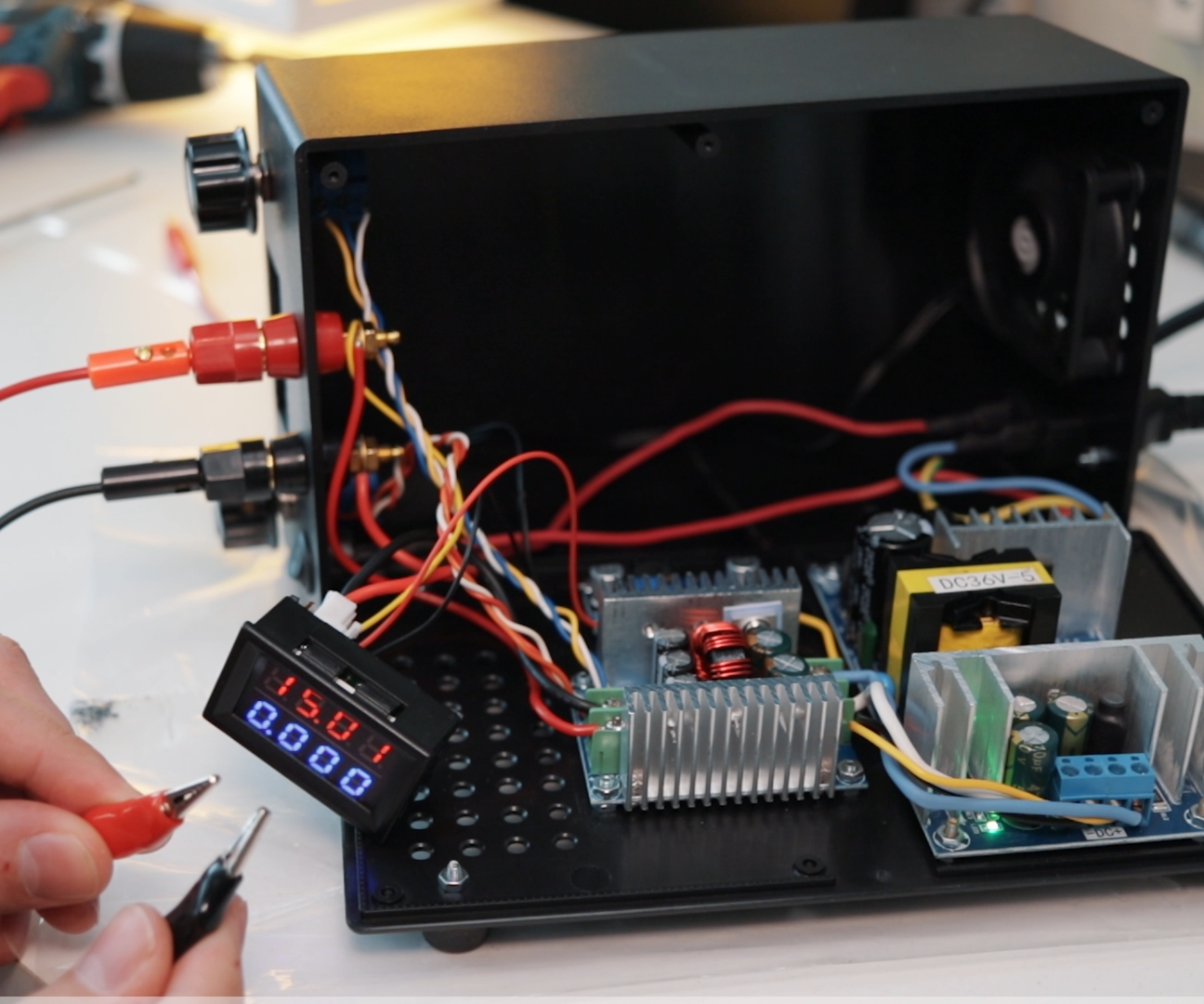 DIY Lab Bench Power Supply [Build + Tests] : 16 Steps (with Pictures ...