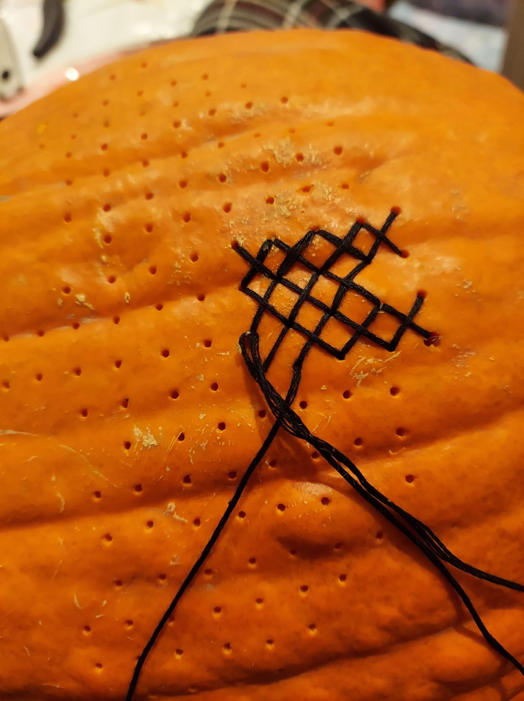 Cross-Stitched & Embroidered Pumpkins : 12 Steps (with Pictures ...