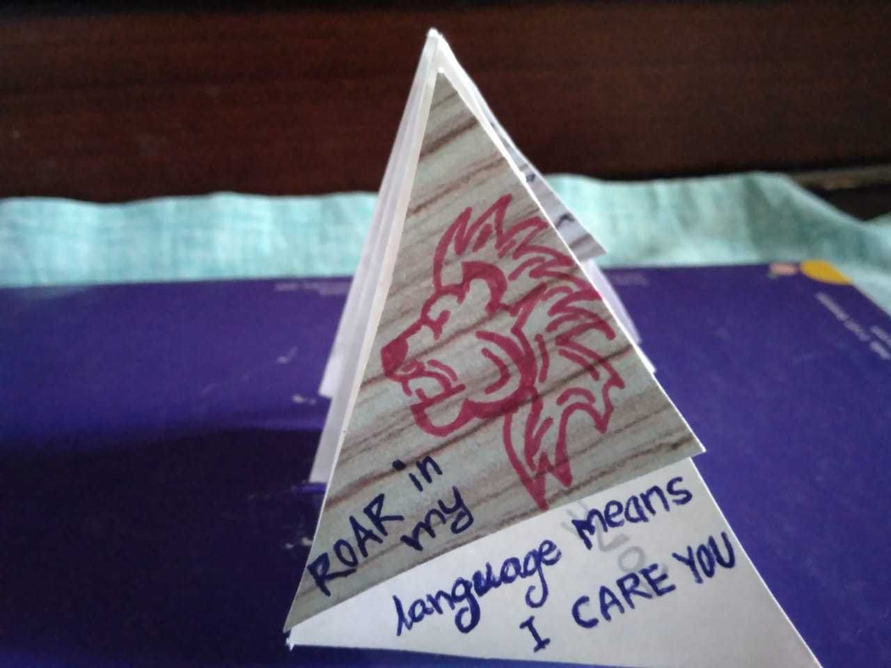 TRIANGLE BOOK From One Sheet of Paper : 7 Steps - Instructables