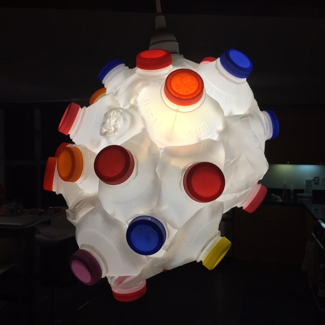 HDPE Upcycling Lamp (noni) : 8 Steps (with Pictures) - Instructables
