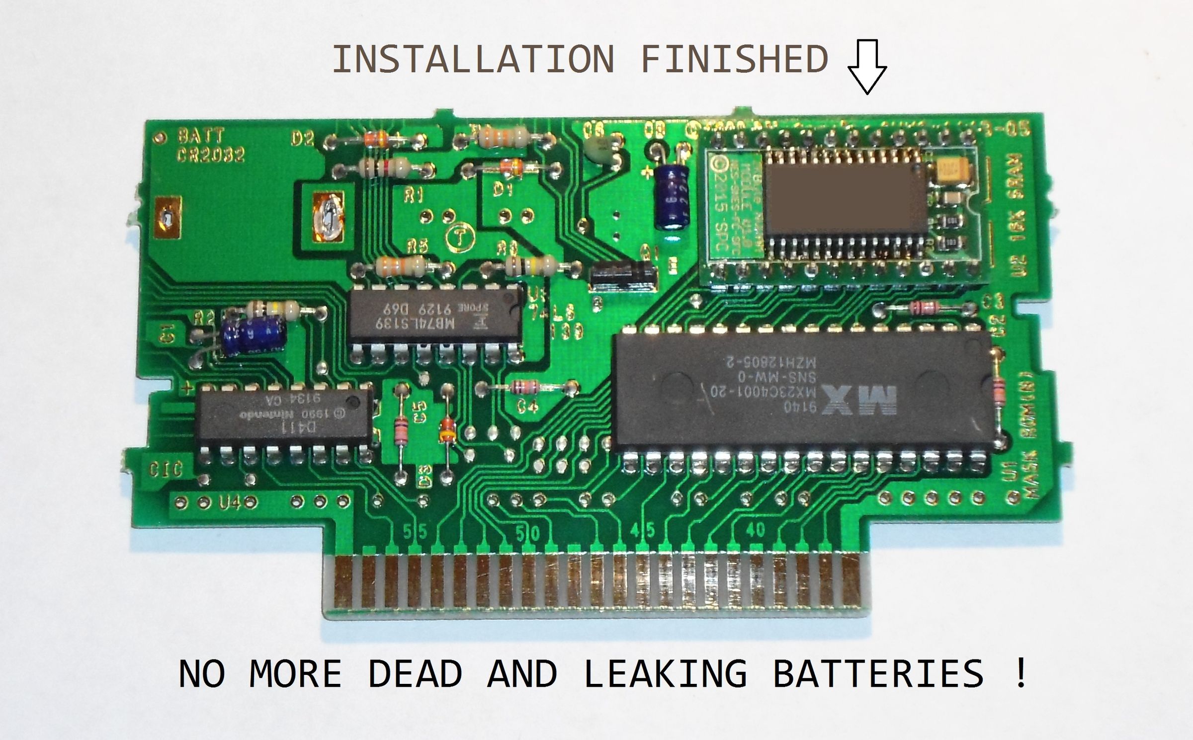 Non Volatile RAM Upgrade for SNES & SFC Cartridges : 4 Steps (with ...