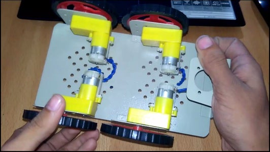 Arduino 4 Wheel Drive Bluetooth RC Car Using UNO R3, HC-05 and L293D ...