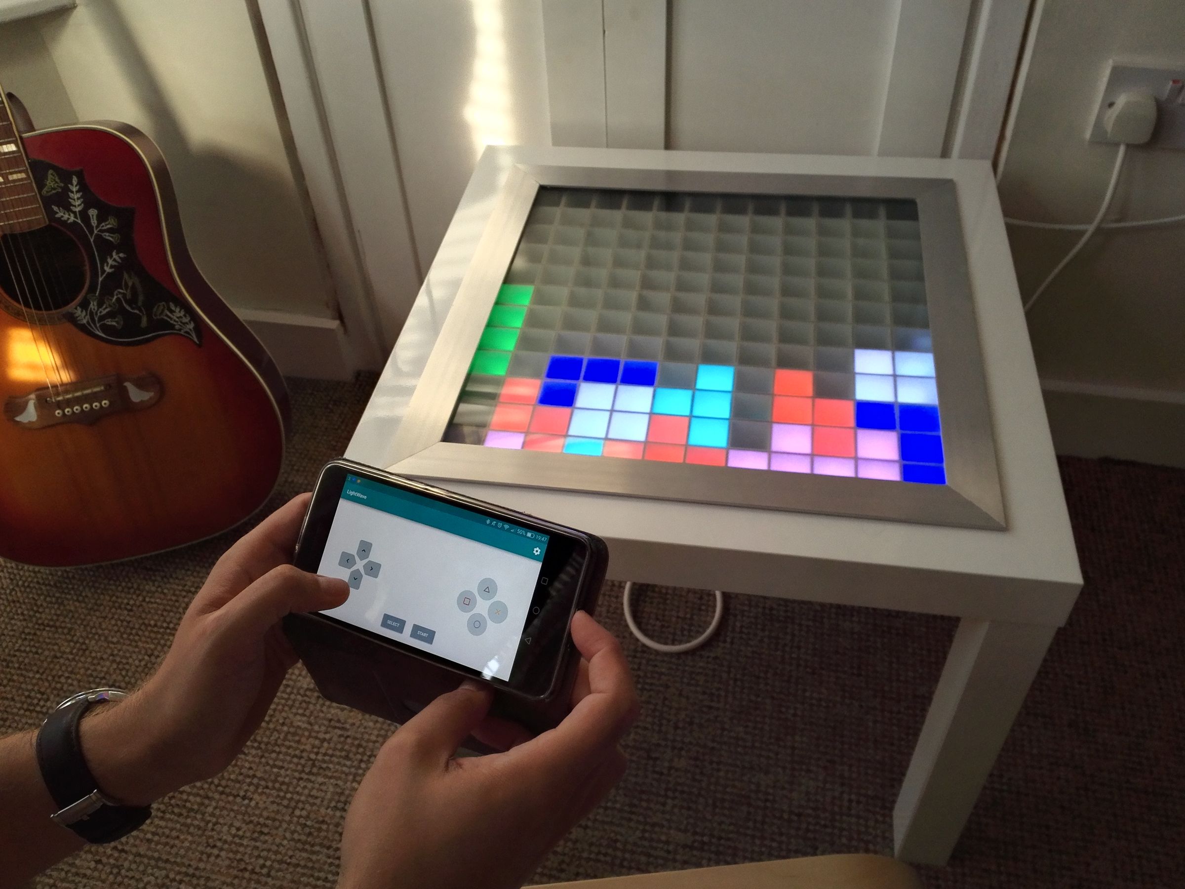 Bluetooth Controlled Arduino LED Coffee Table : 10 Steps (with Pictures ...