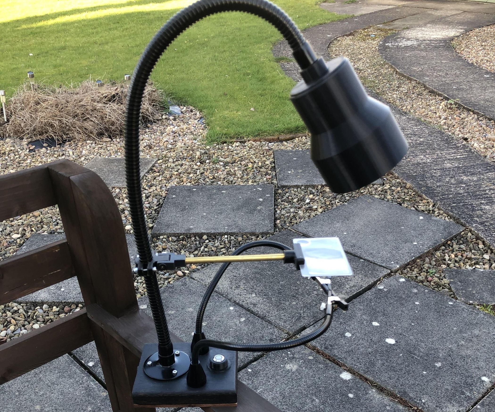 Ultimate Desktop LED Lamp, With Gooseneck Arm, Helping Hands and ...