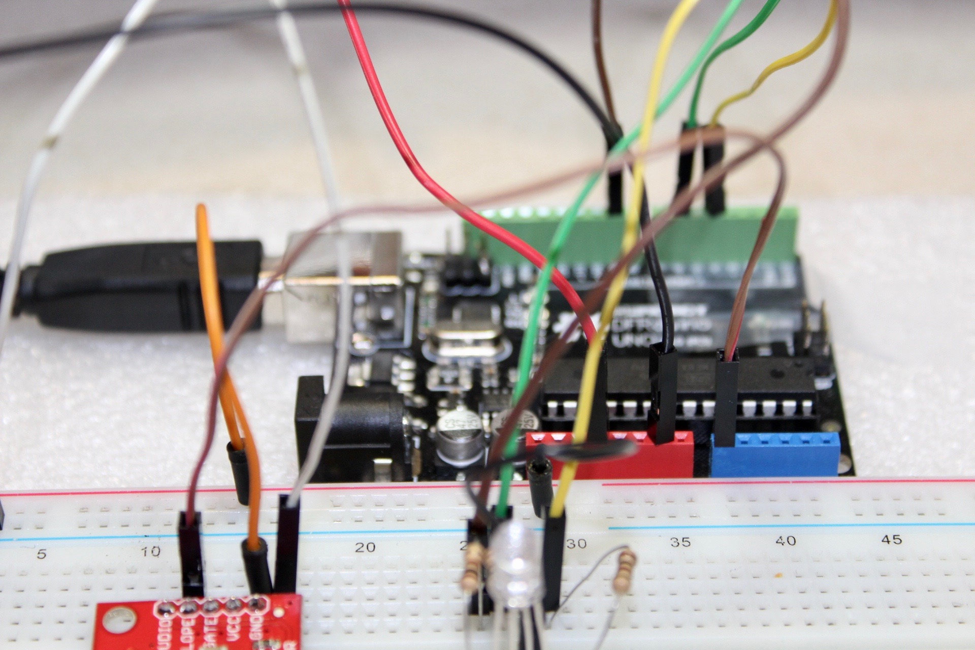 Sound Decibel Multicoloured LED Indicator : 5 Steps - Instructables