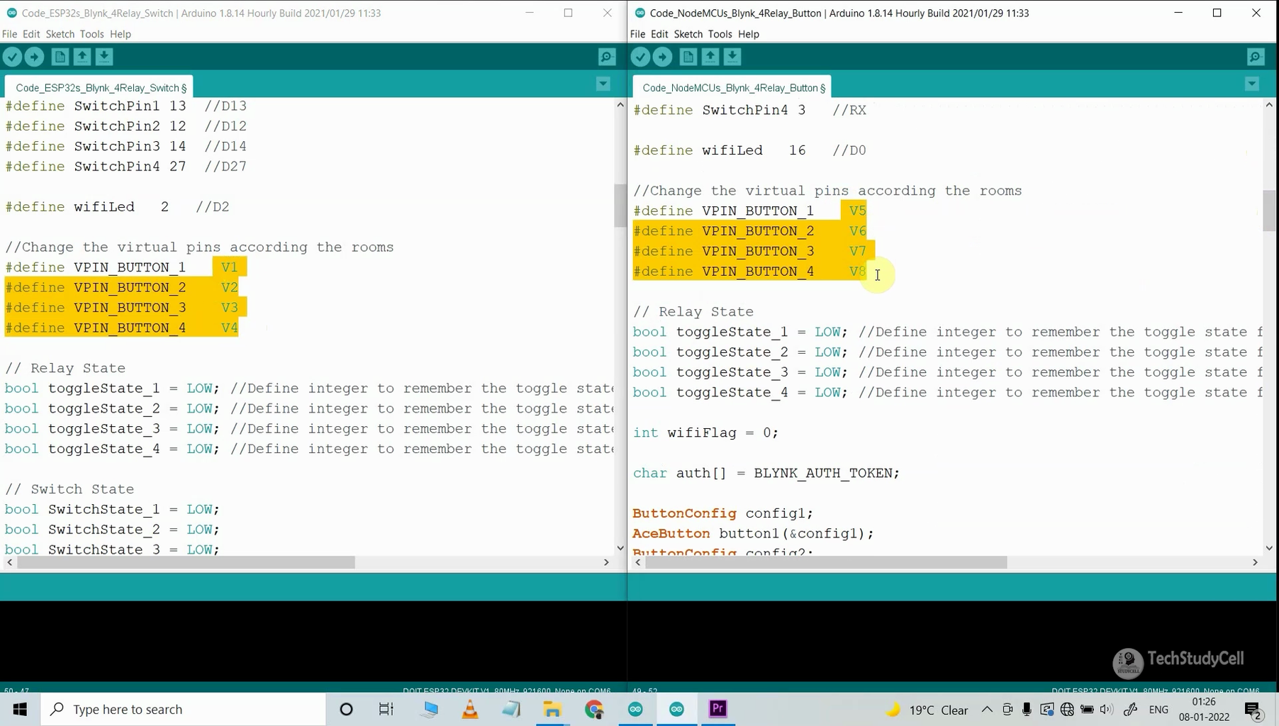 Iot Project Using Esp32 Nodemcu Network With Blynk App 2022 17 Steps Instructables