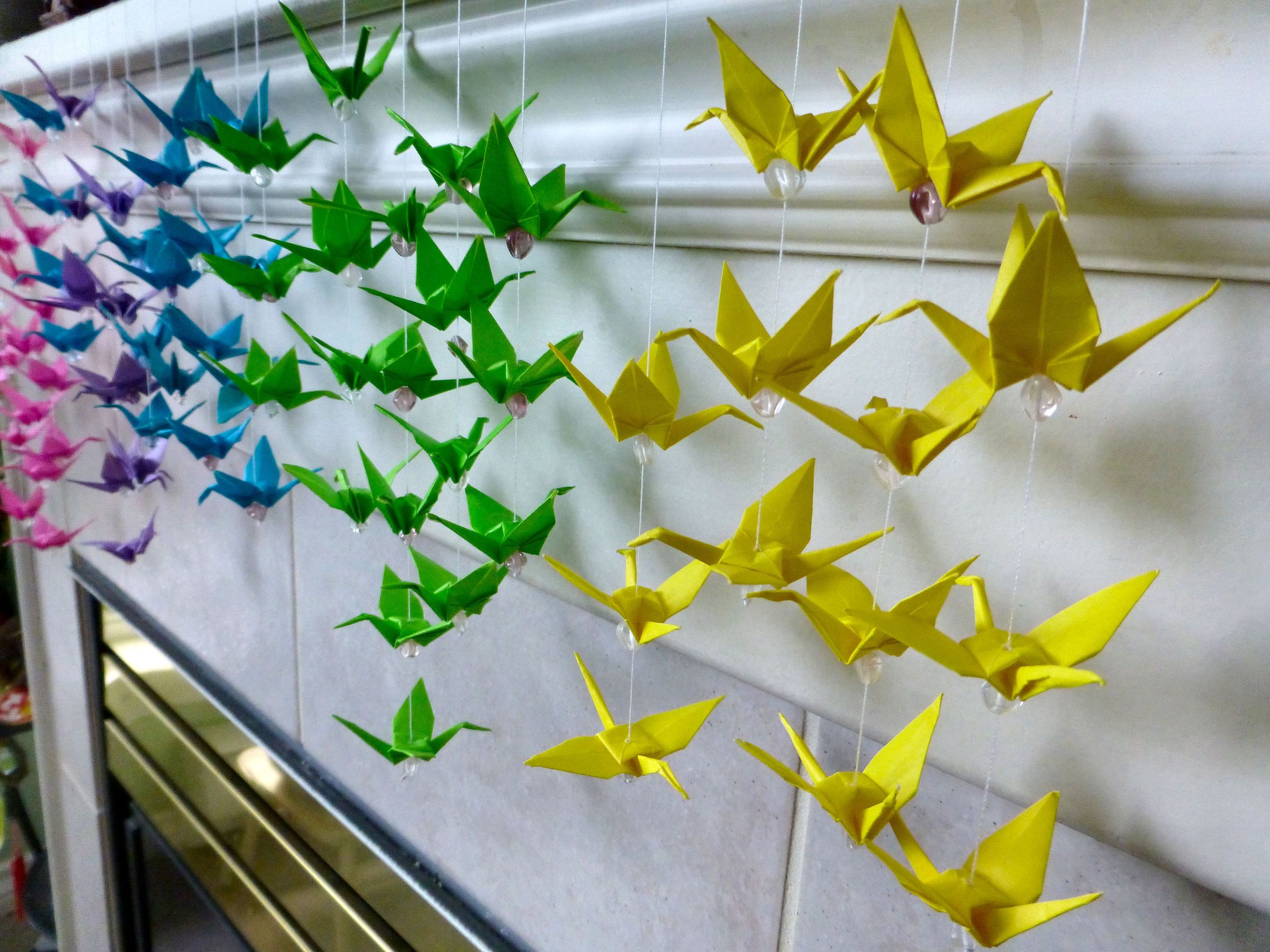 Colourful Crane Mobile : 4 Steps (with Pictures) - Instructables