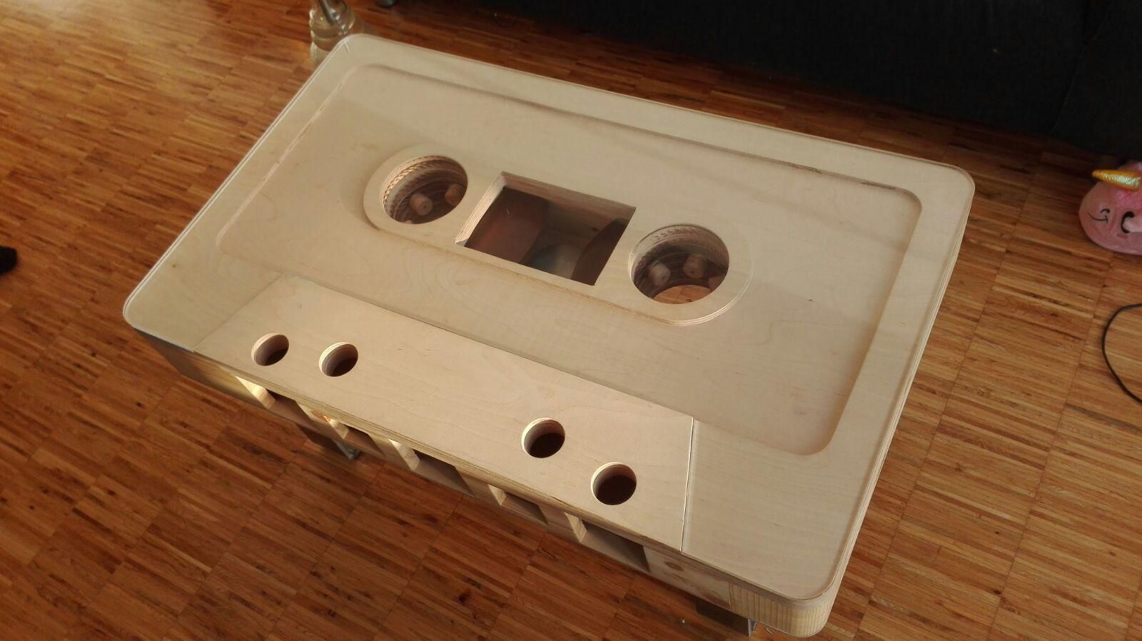 Wooden Cassette Table for the Living Room : 5 Steps (with Pictures ...