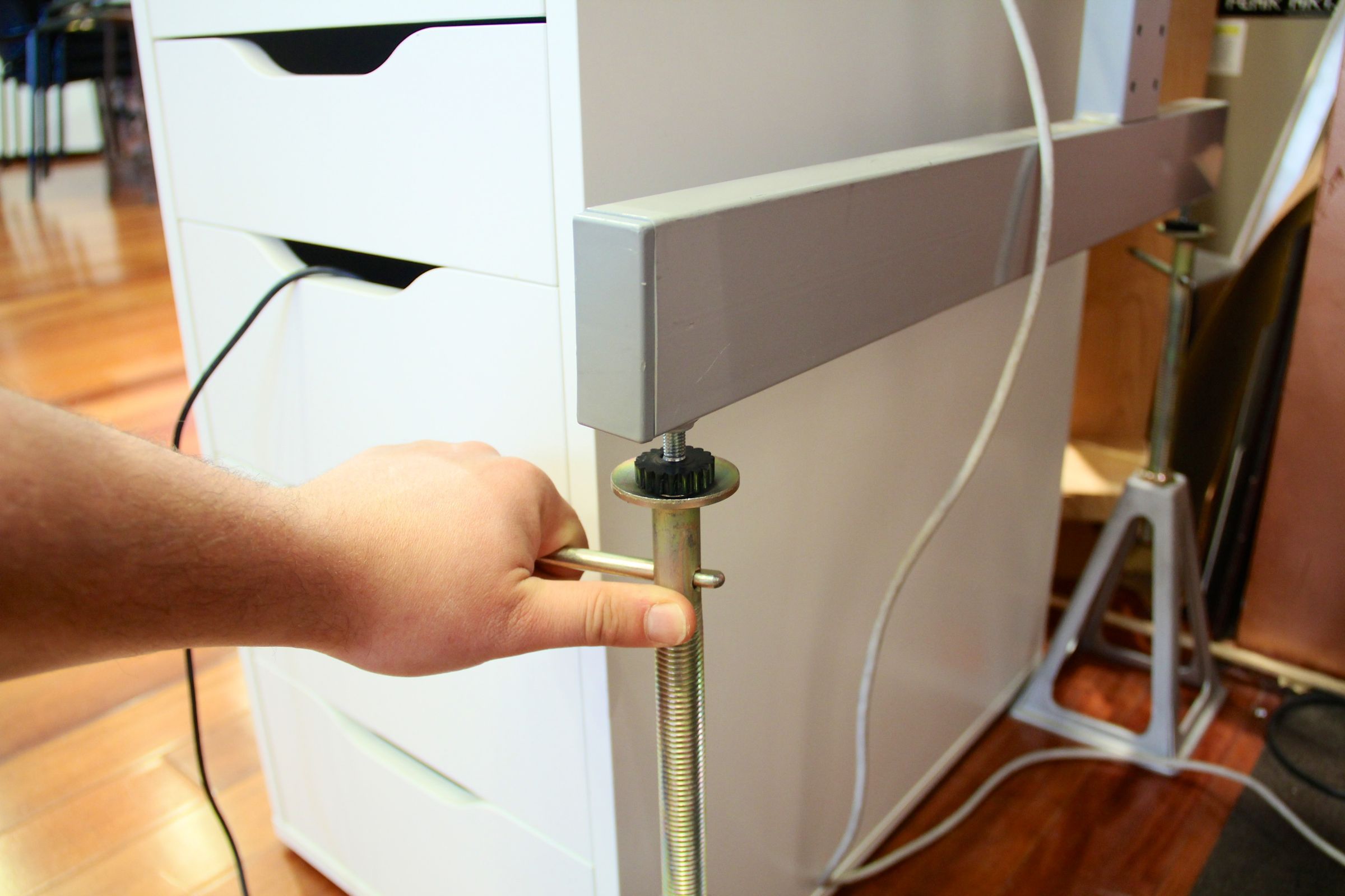 $38 Adjustable Standing Desk Conversion : 5 Steps (with Pictures ...