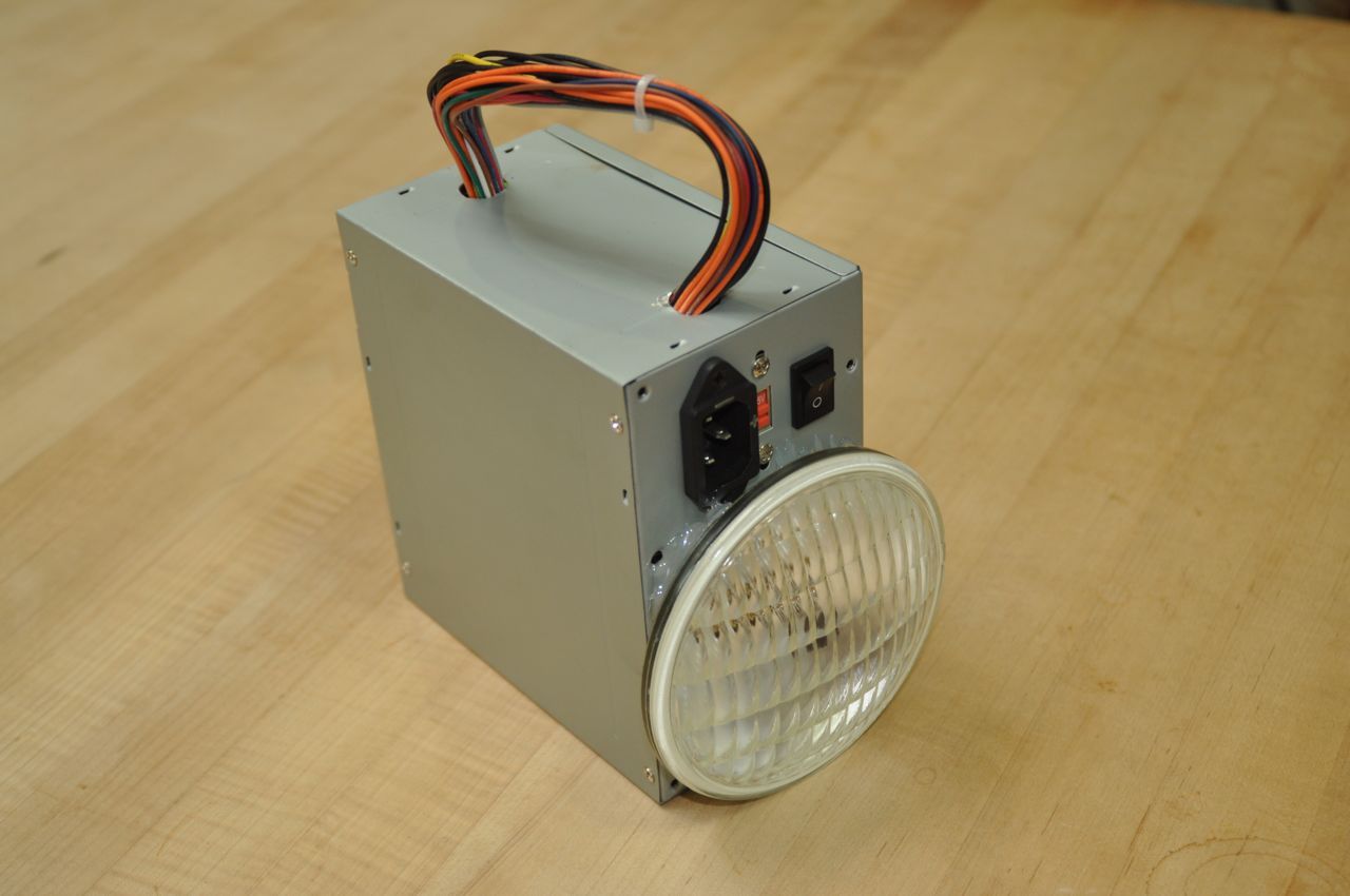 Hack-A-Lantern: Recycled Computer Power Supply Flashlight : 8 Steps ...
