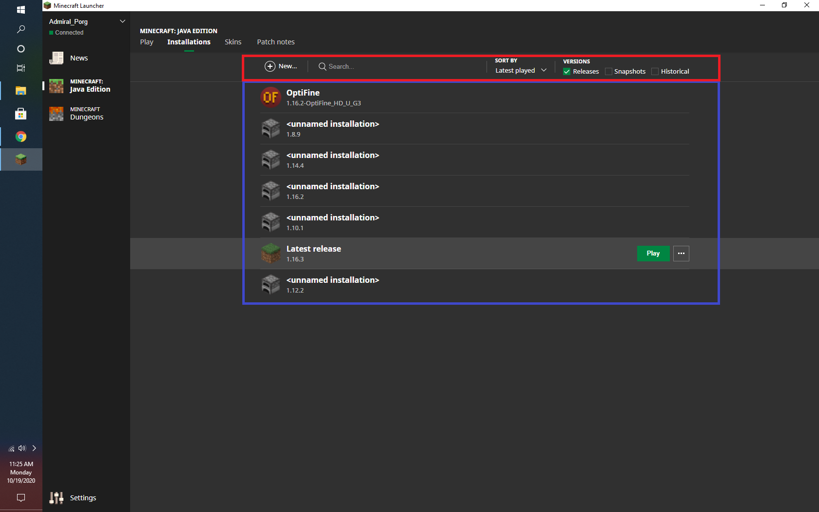 How to Play Different Versions in Minecraft Java Edition. : 4 Steps ...