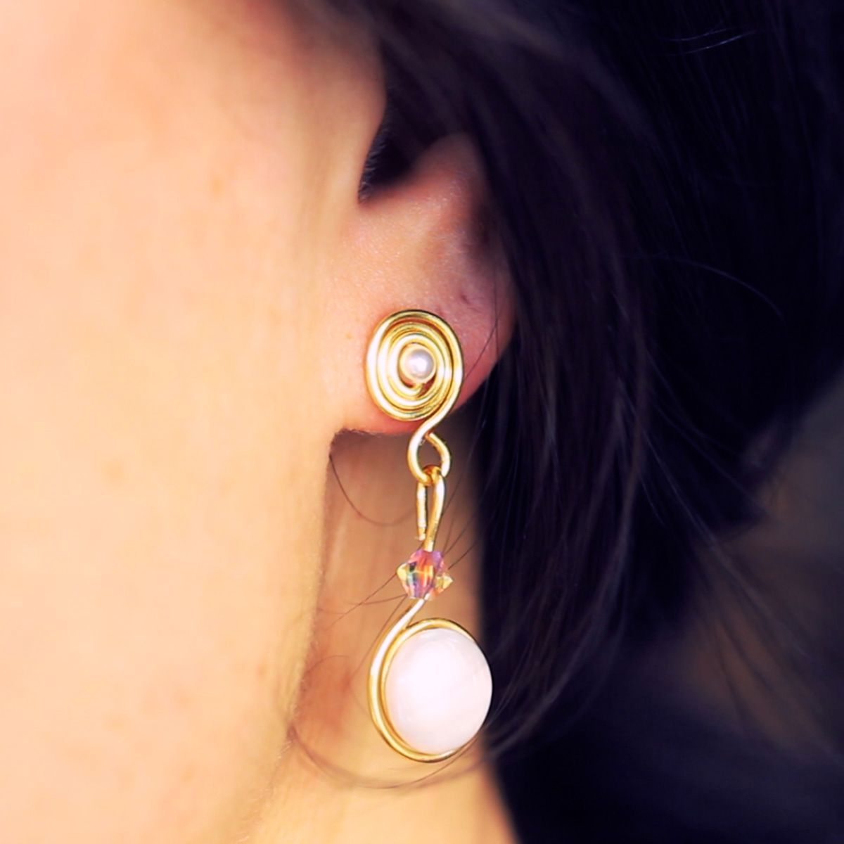3 Super Easy Earrings! | Earrings DIY : 5 Steps (with Pictures ...