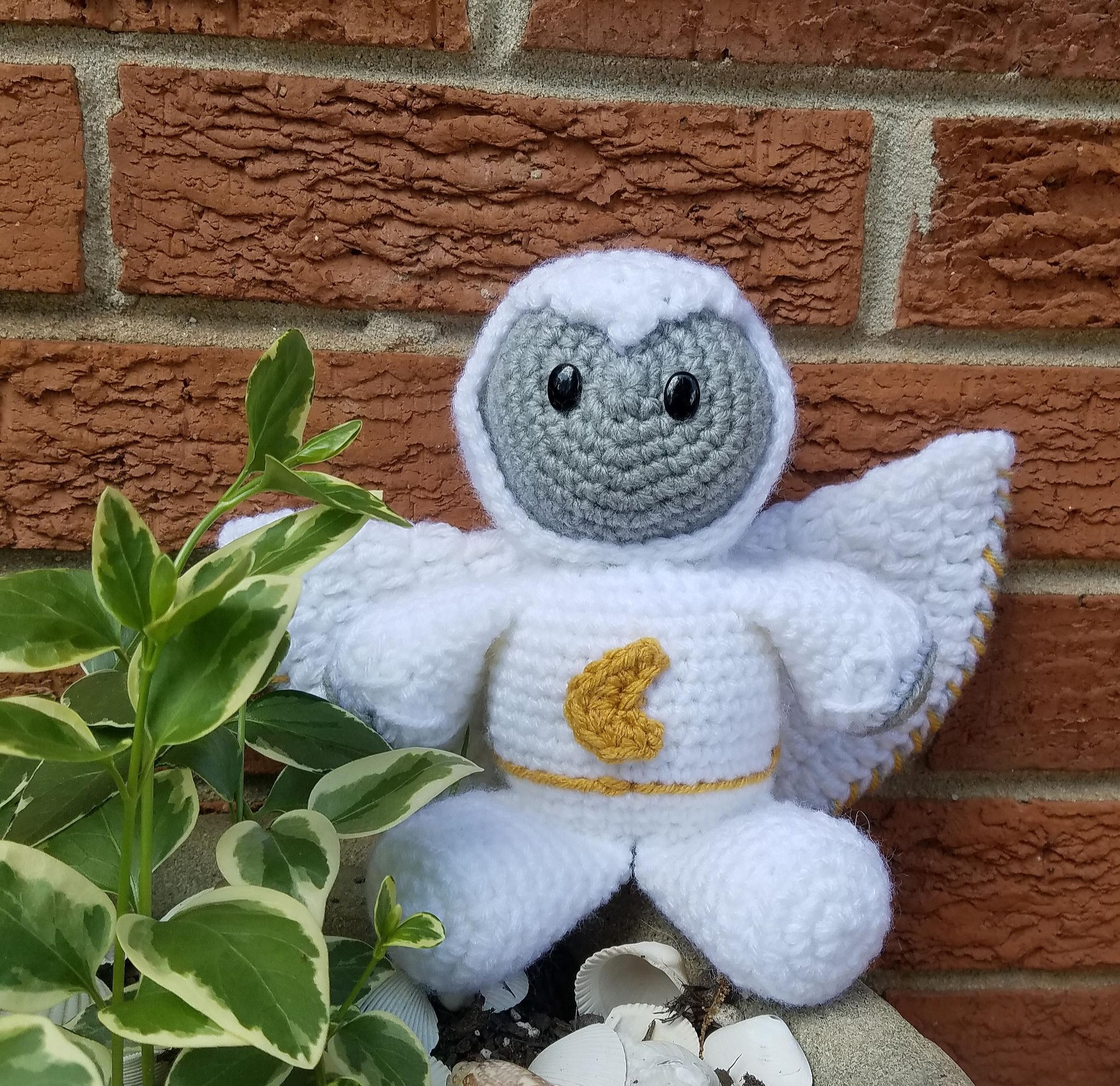 Easy Crochet Moon Knight Plush Toy (A Step-by-Step Visual Guide) : 10 ...