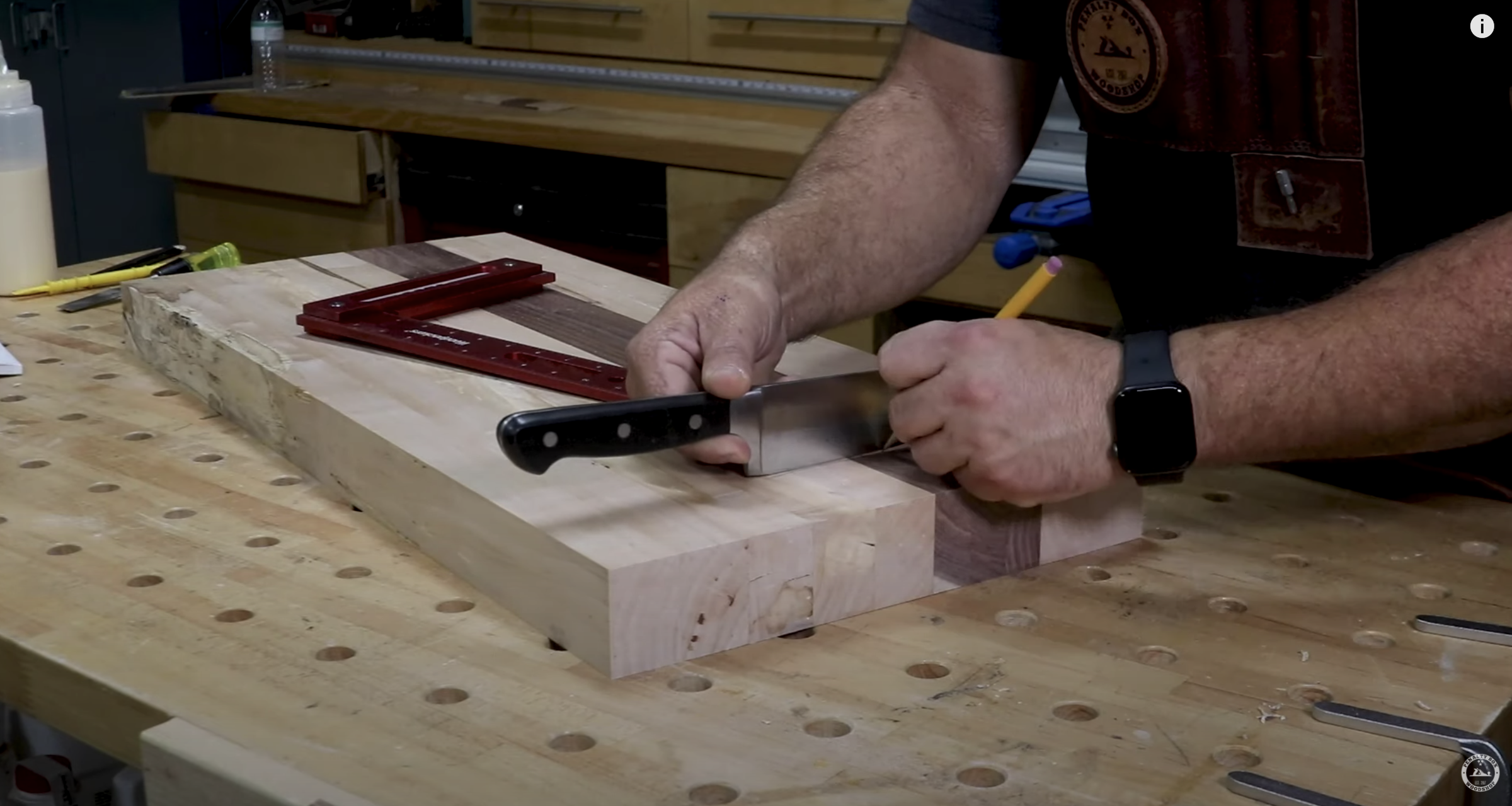 The Ultimate Cutting Board With Knife Storage - DIY : 10 Steps (with ...