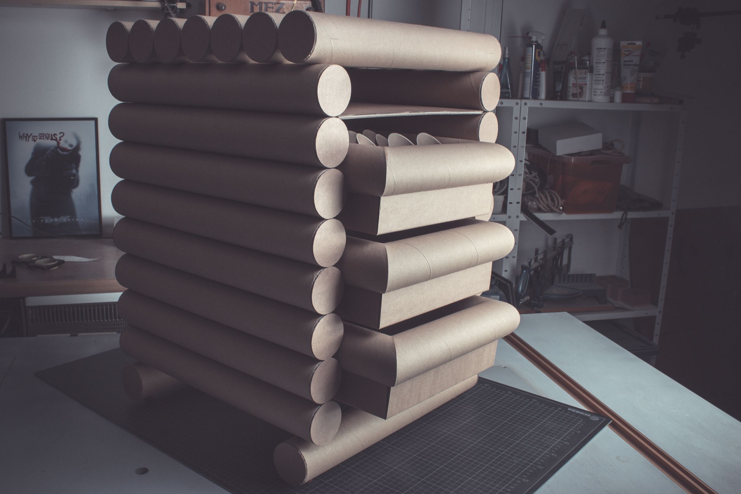 Cardboard Tube Cabinet : 15 Steps (with Pictures) - Instructables