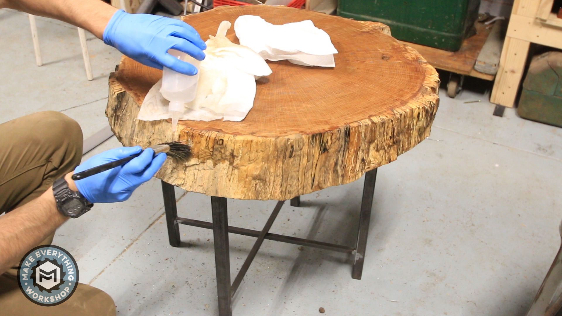 How To: Log Slice Side Table : 15 Steps (with Pictures) - Instructables