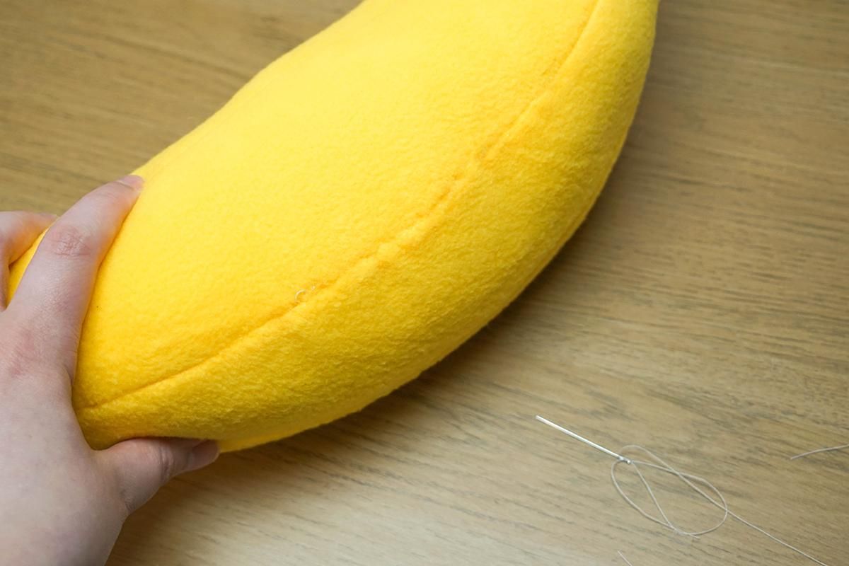 DIY Banana PLUSHIES ! | Whole & Peeled Fruit Sewing Patterns : 22 Steps ...