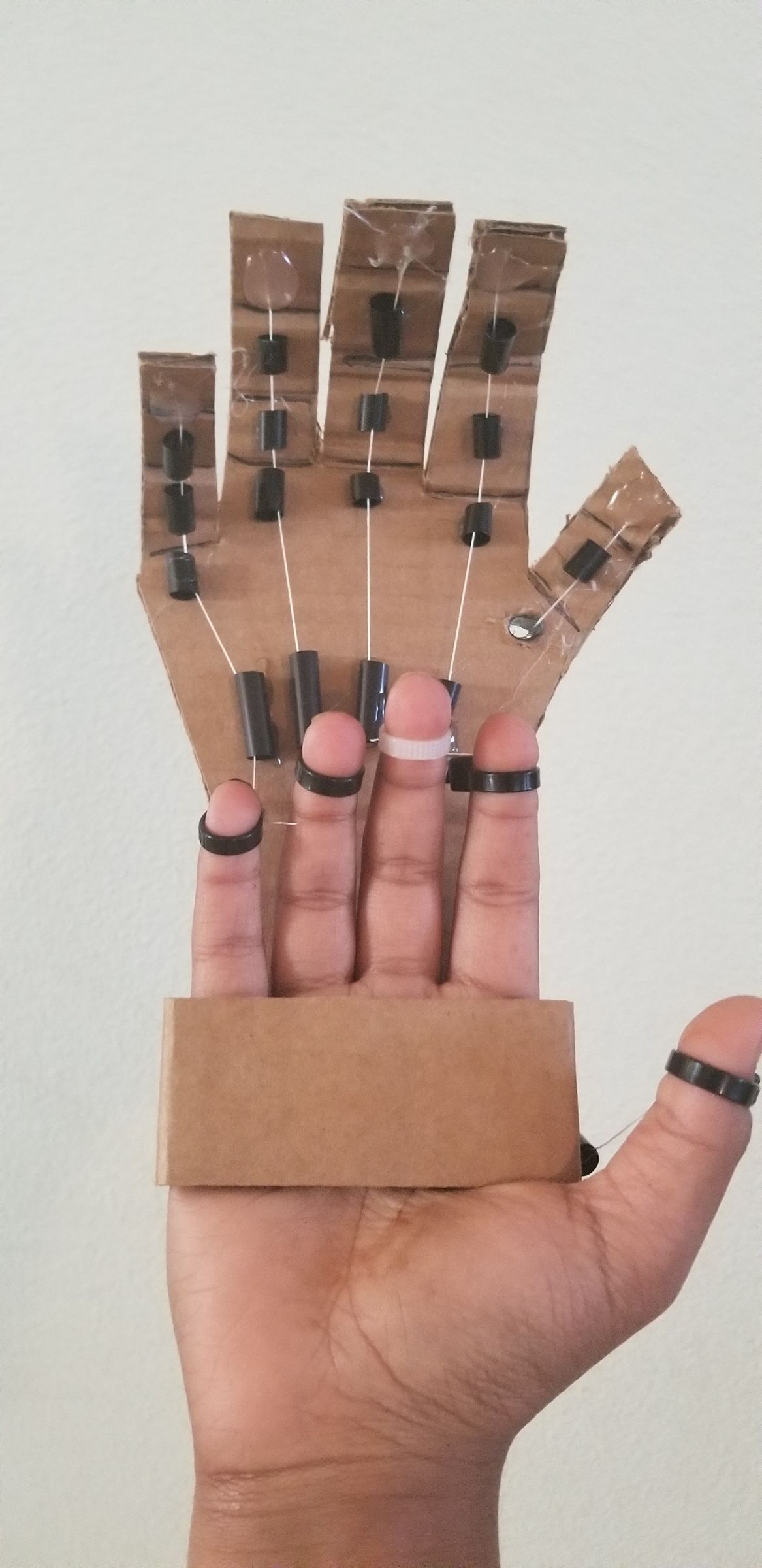 DIY Cardboard Mechanical Hand : 4 Steps - Instructables