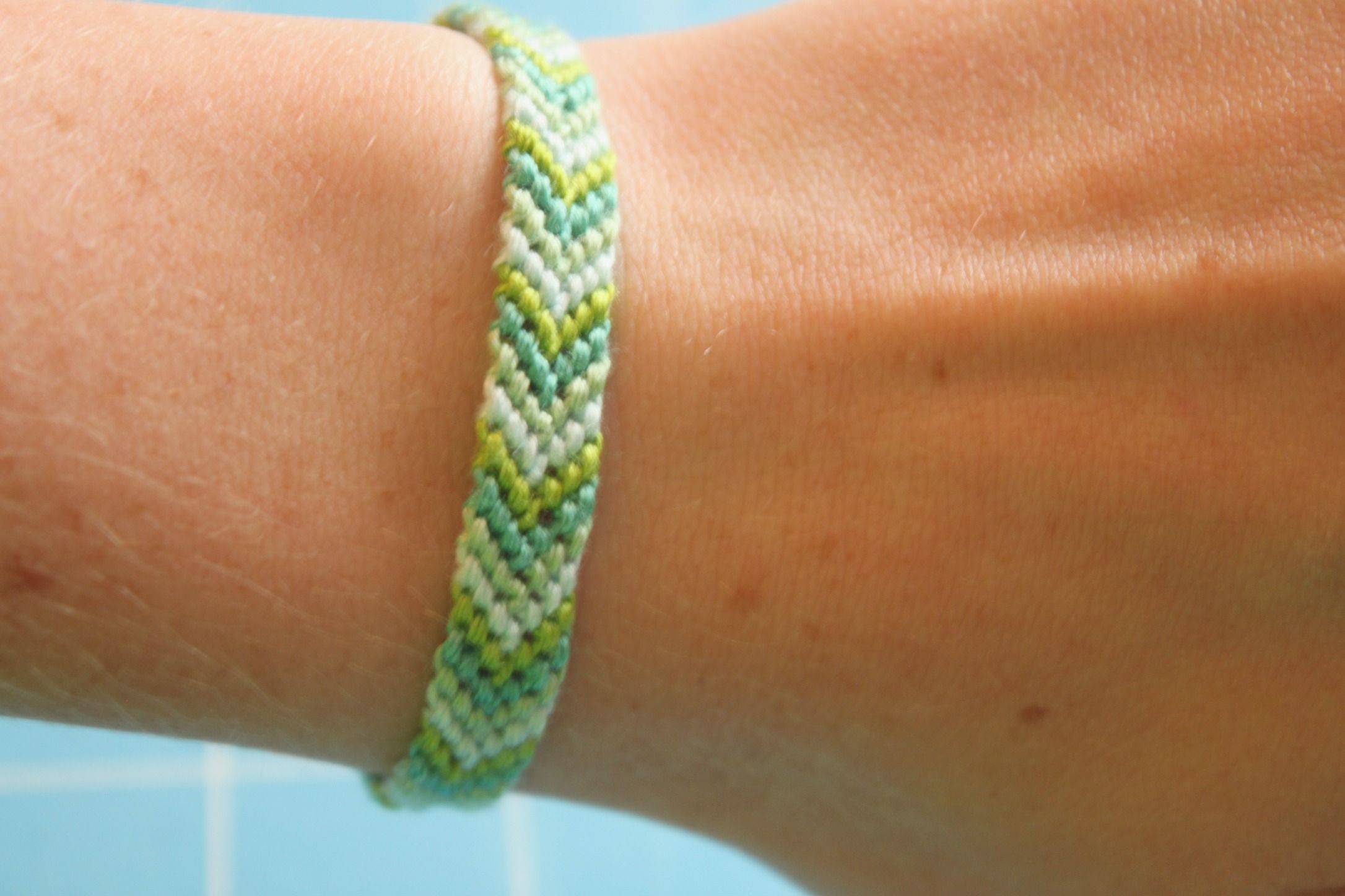 Chevron Friendship Bracelet Tutorial : 8 Steps (with Pictures ...