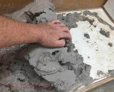 How to Reconstitute and Recycle Bone Dry Block of Clay and Reclaiming ...