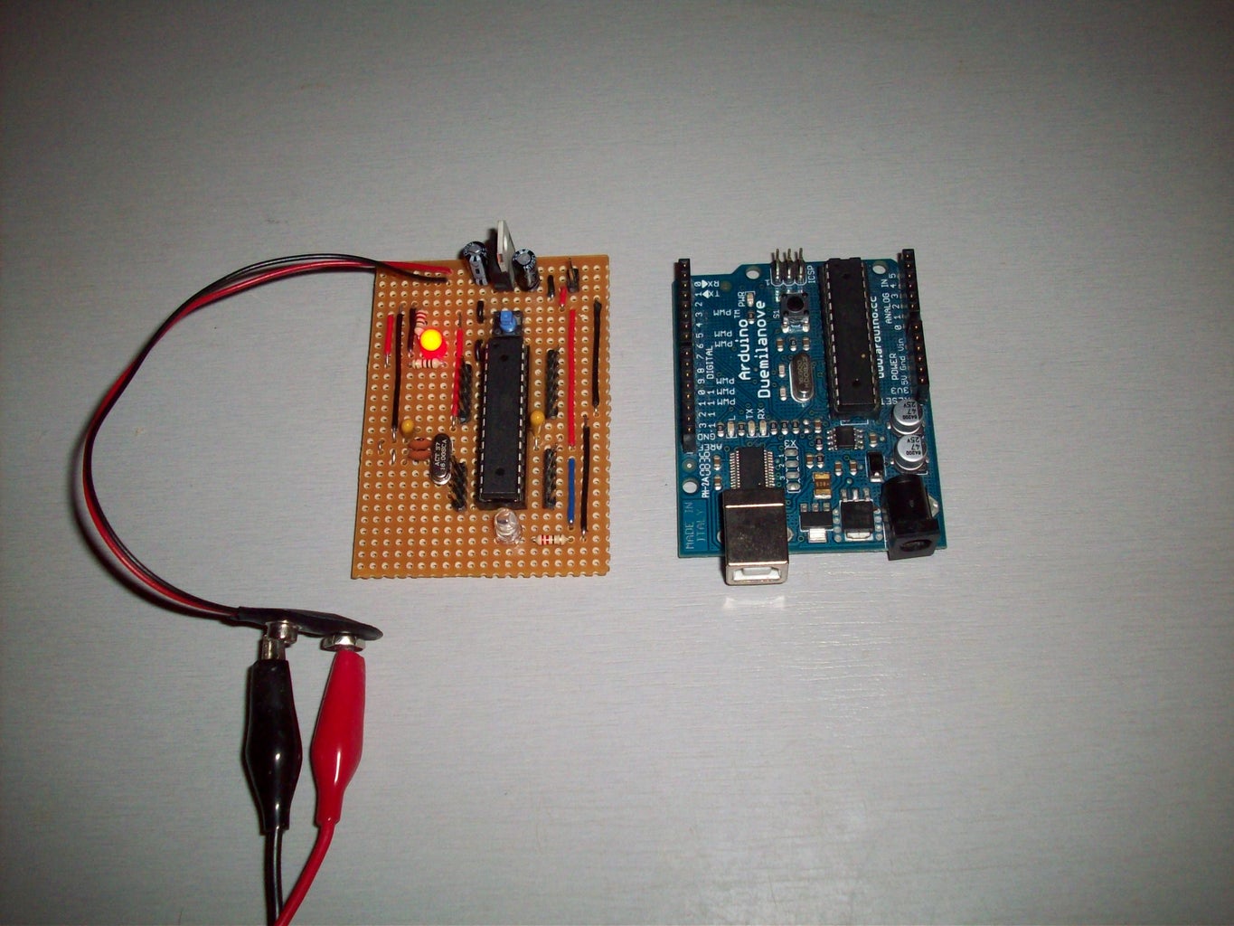 Stripboard Arduino 4 Steps Instructables