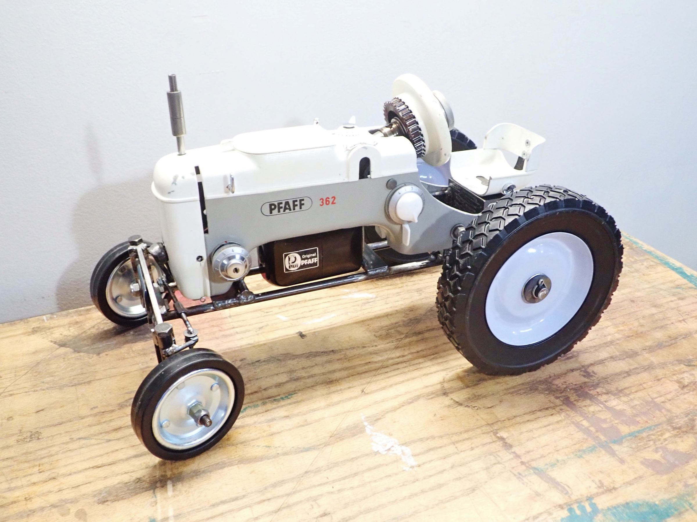 How to Make a Sewing Machine Tractor : 21 Steps (with Pictures ...