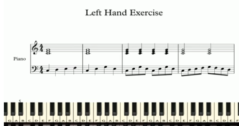 How to Improve and Strengthen Your Left Hand Piano Playing : 4 Steps ...