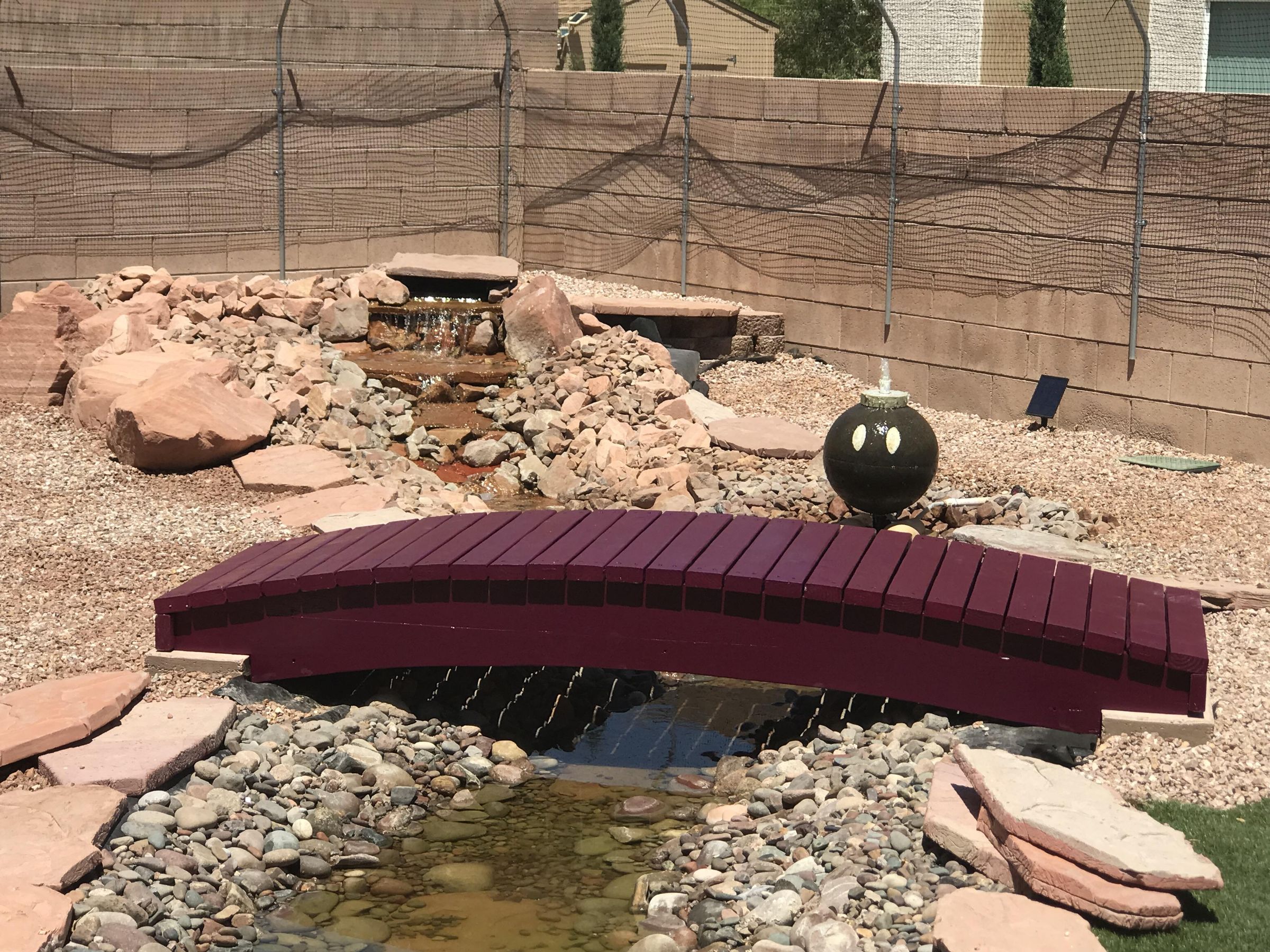 Simple Garden Bridge With Concrete Footings : 7 Steps (with Pictures ...