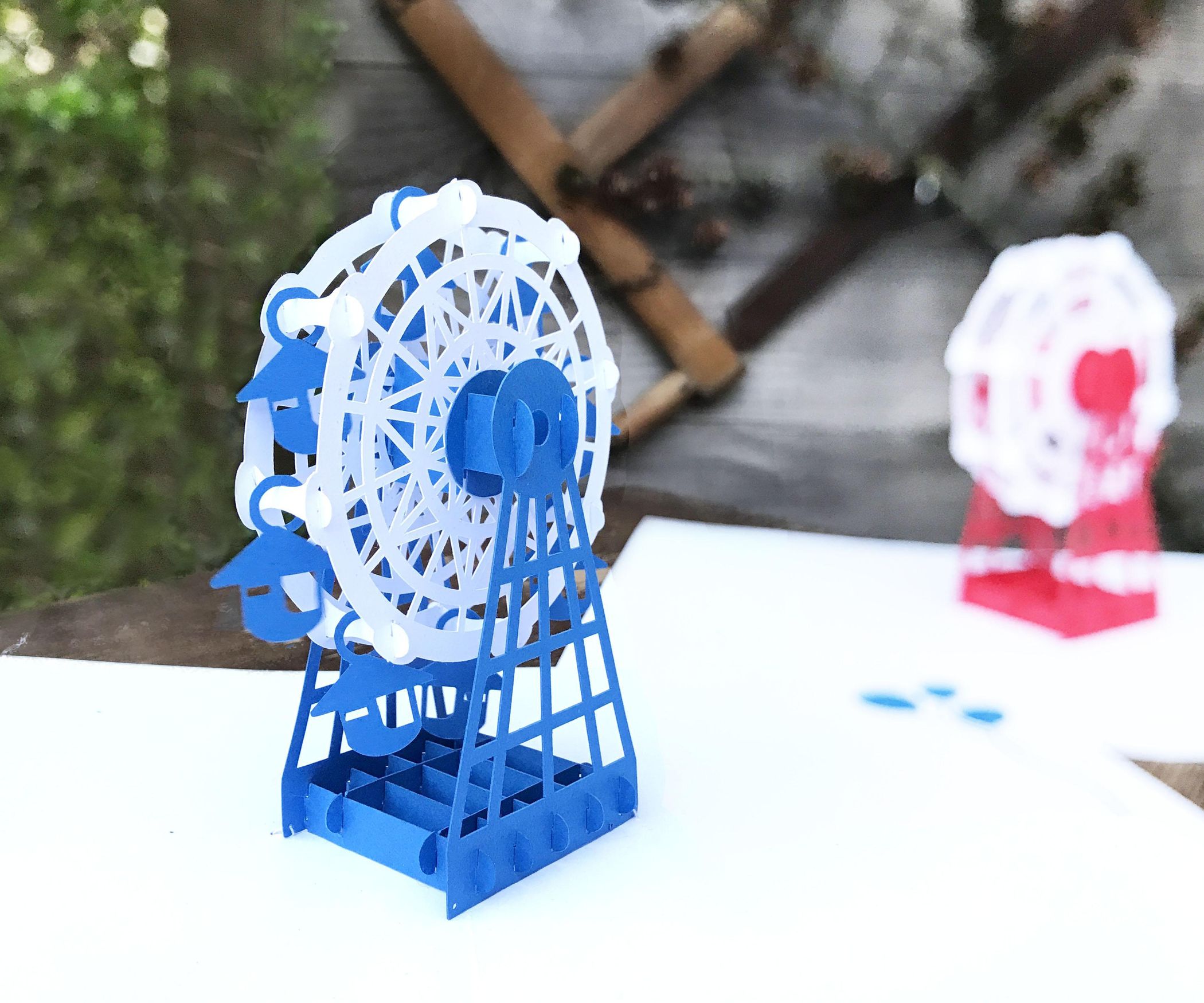 Rotatable Ferris Wheel Pop-Up Card : 9 Steps (with Pictures ...