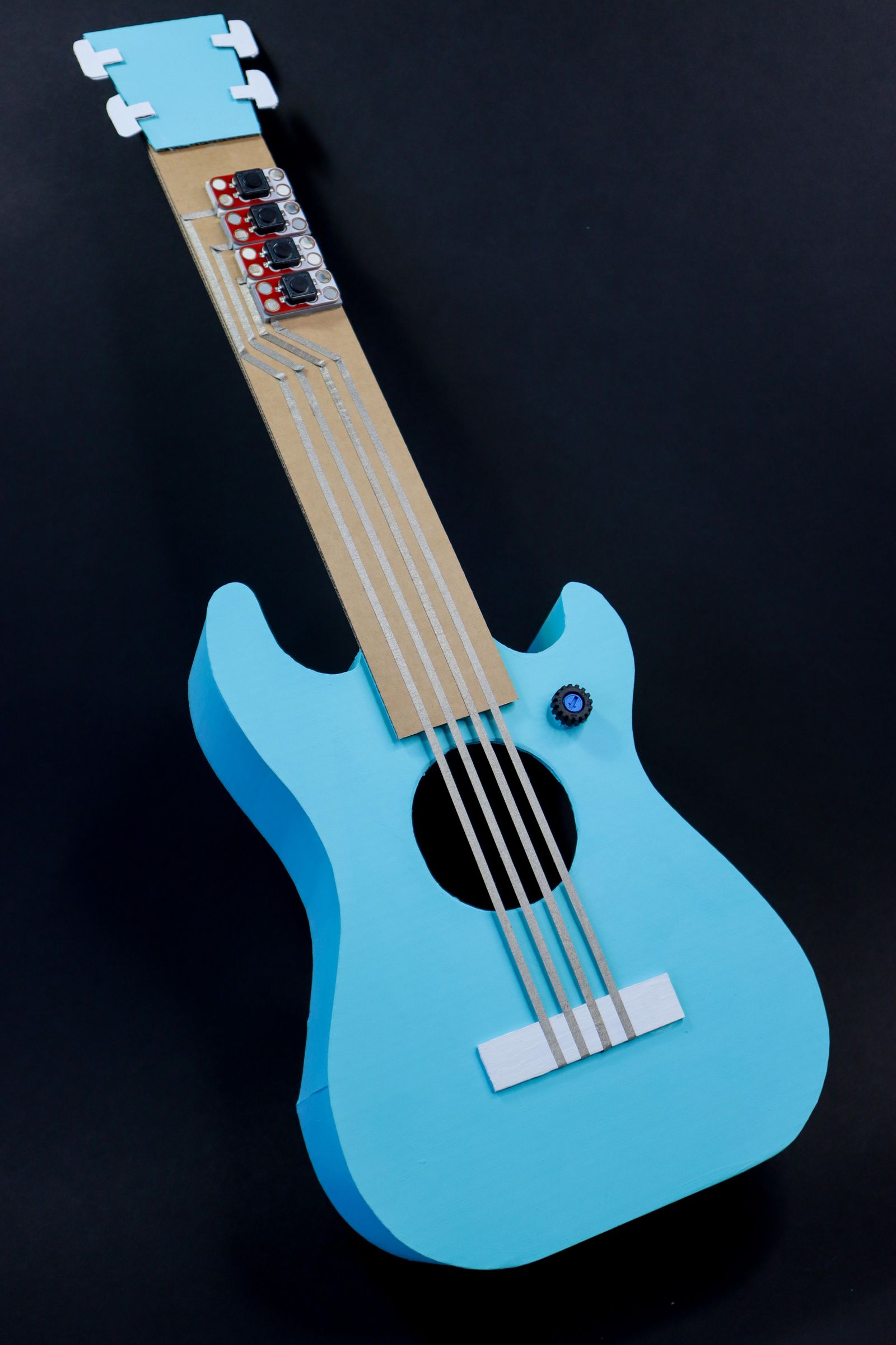 The "Instant Star Guitar": a Cardboard 4-Chord Electric Guitar : 24 ...