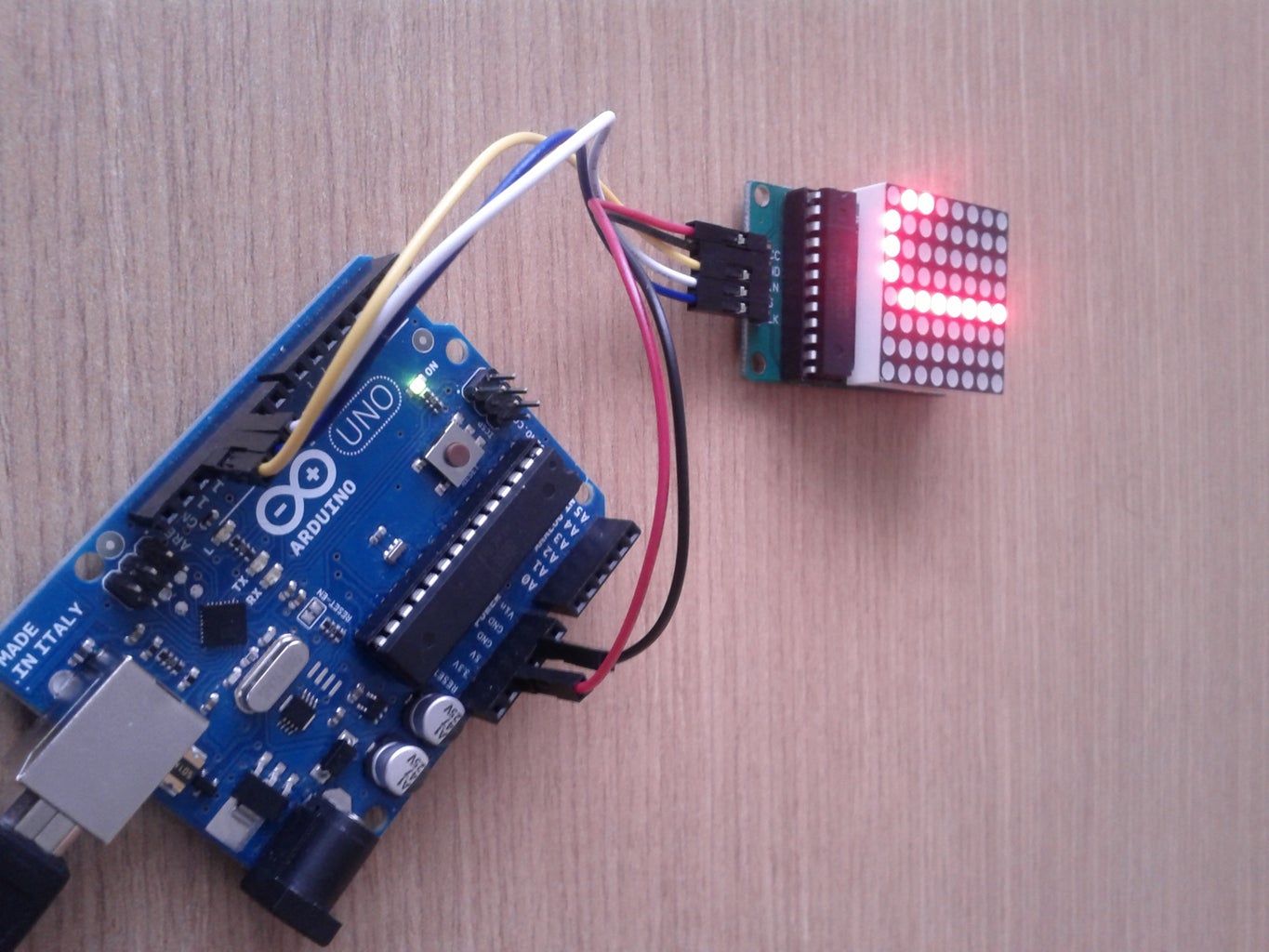 Led Matrix With Arduino : 5 Steps - Instructables