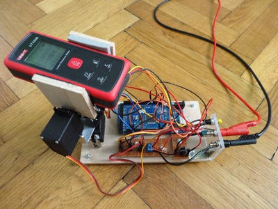 Simple LiDAR Using the Laser Rangefinder Uni-T UT390b, Arduino and Turbo Pascal : 4 Steps (with ...